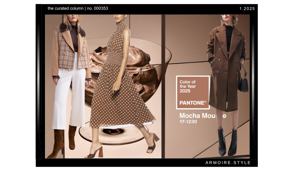 Styling Mocha Mousse, Pantone’s Color of the Year - The Curated Column ...